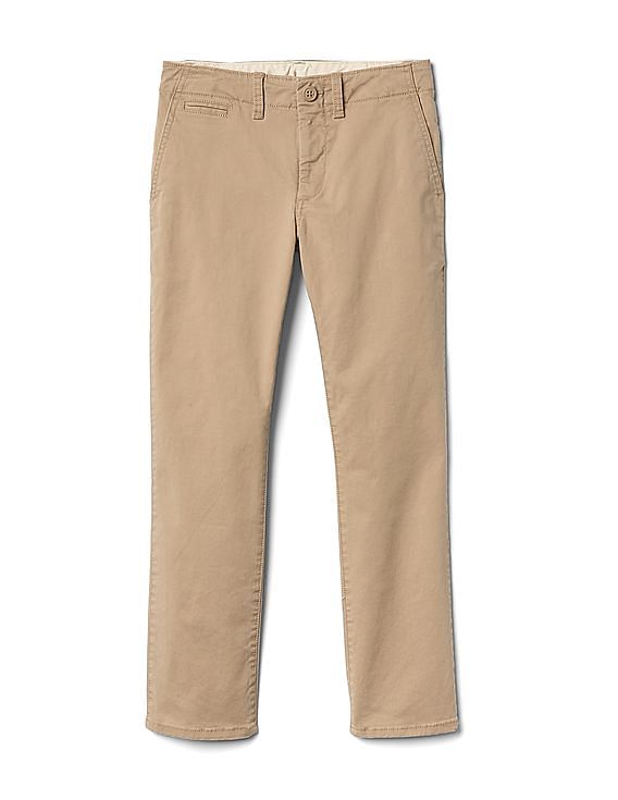 Buy GAP Boys Brown Stretch Khaki NNNOW