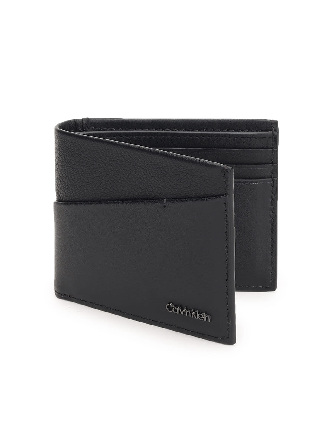 Buy Calvin Klein Solid Leather Bi Fold Wallet - NNNOW.com